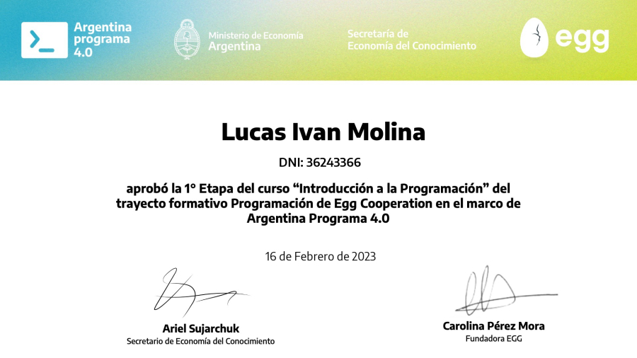 Lucas Ivan Molina - Full Stack | Java | Python | Spring Boot | Flask | MySQL | HTML | CSS ...